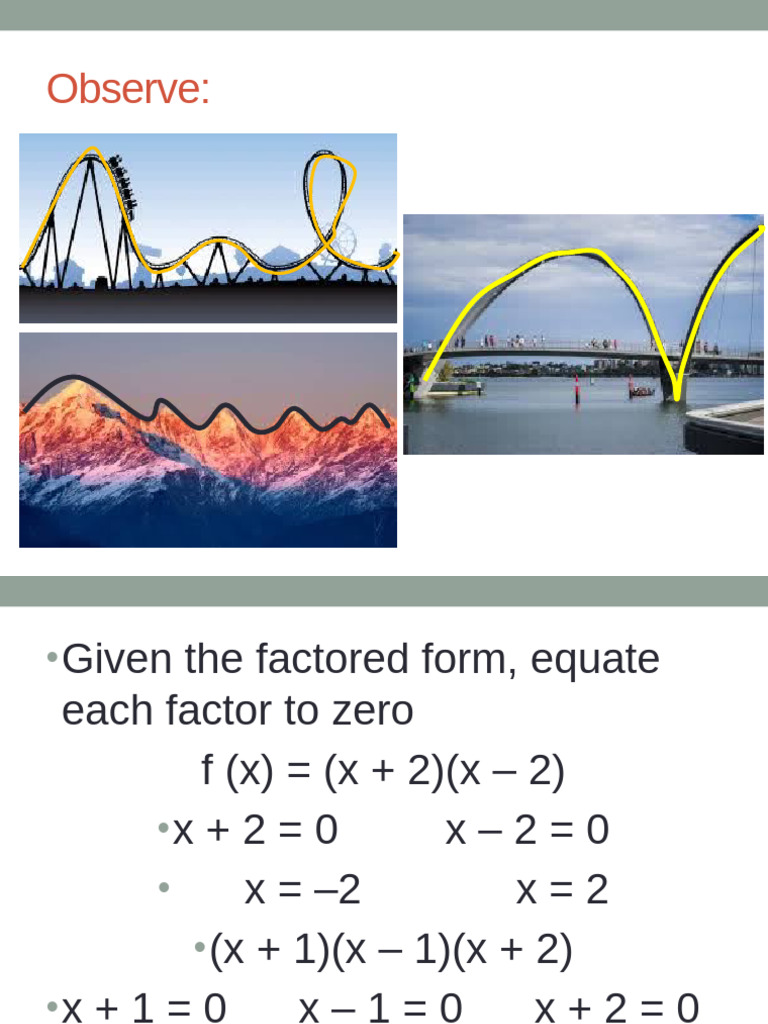 Finding X and Y Intercepts in Polynomials | PDF | Function (Mathematics ...