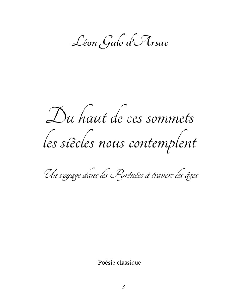 Poésie rimée moderne | PDF