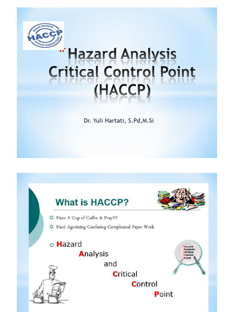 HACCP | PDF