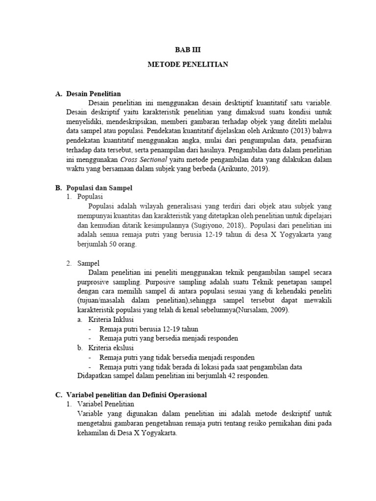 Kti Indah Sayekti Bab 3-5 | PDF