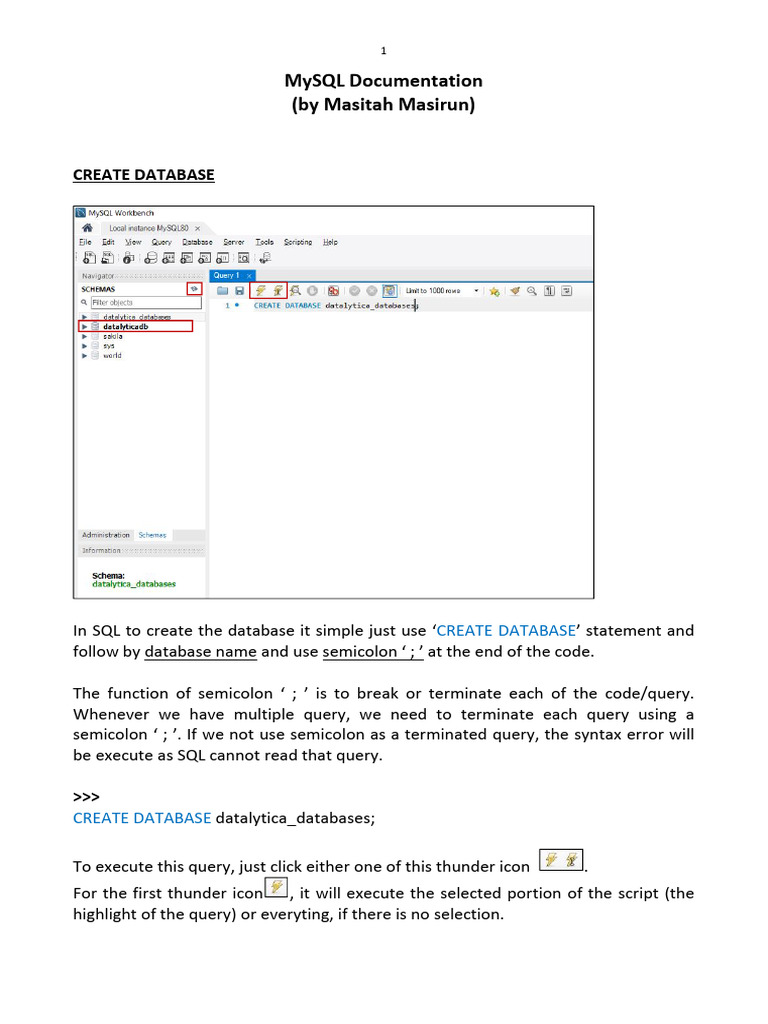 MySQL Documentation | PDF