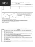 Faa Form 8130-3 Authorized Release Certificate | PDF