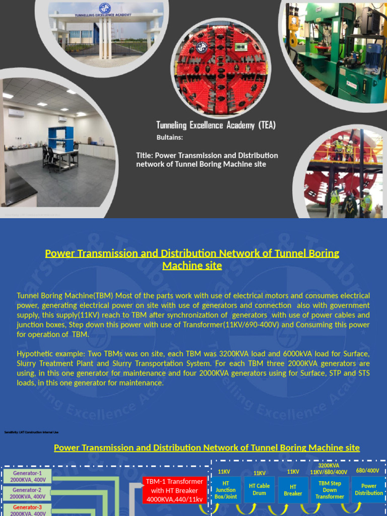 TBM Power Transmission | PDF | Electric Power Distribution | Electric Power Transmission