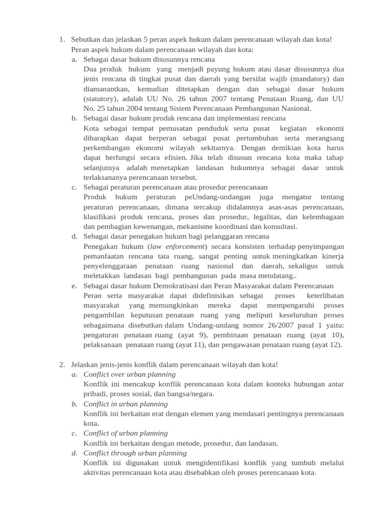 Tugas 1 Variantika Metasari Hukum Dan Administrasi Perencanaan | PDF