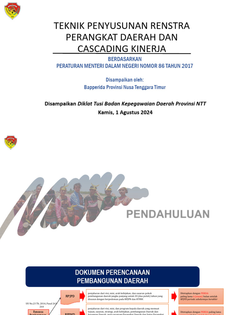 BKD - Penyusunanrenstra Dan Cascading | PDF