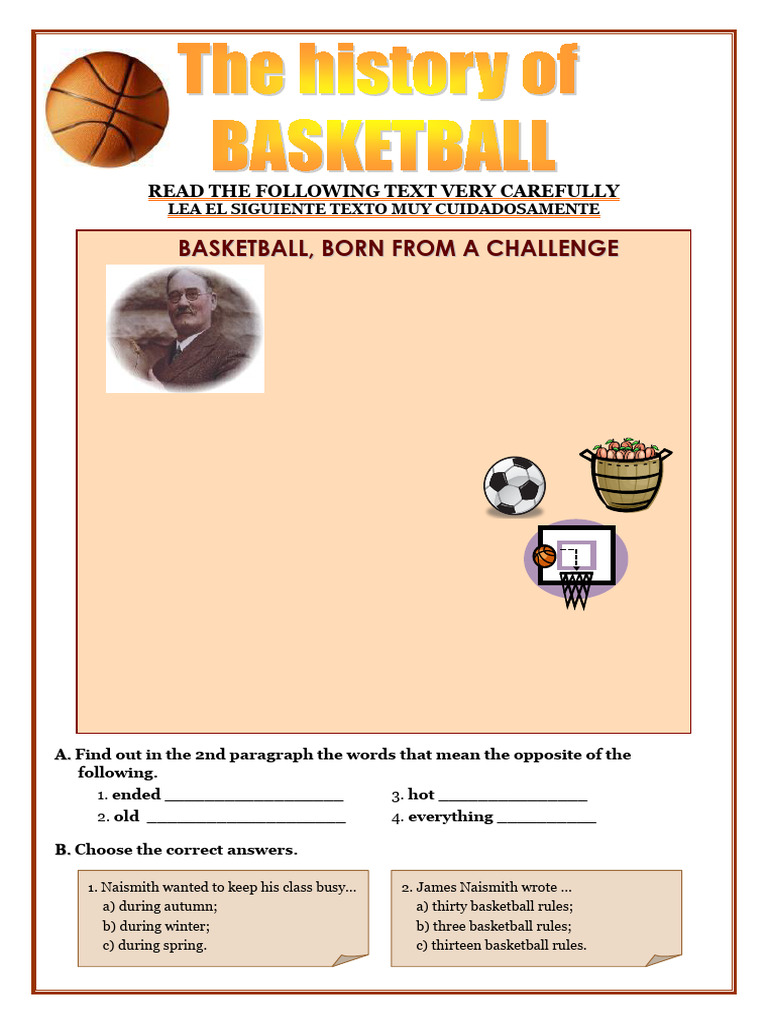 Trabajo Práctico The History of Basketball | PDF | Asociacion Nacional ...