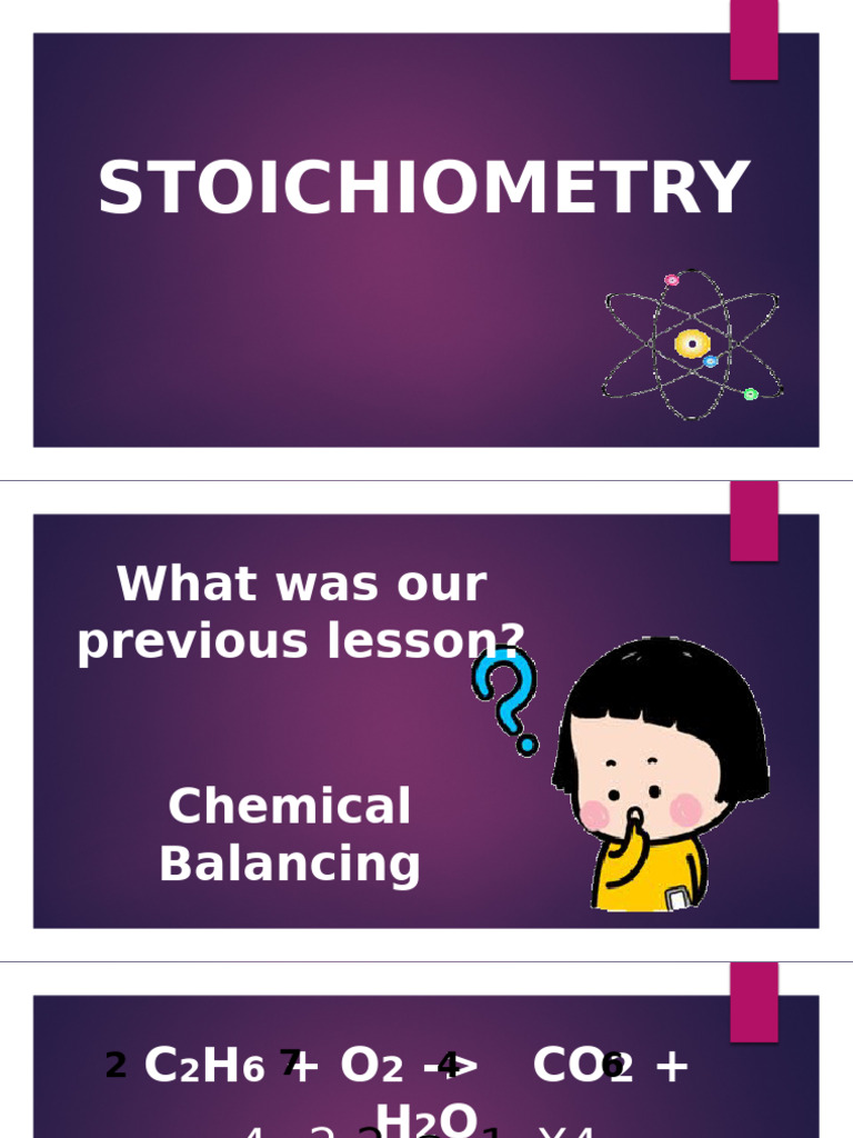 4 Stoichiometry | PDF