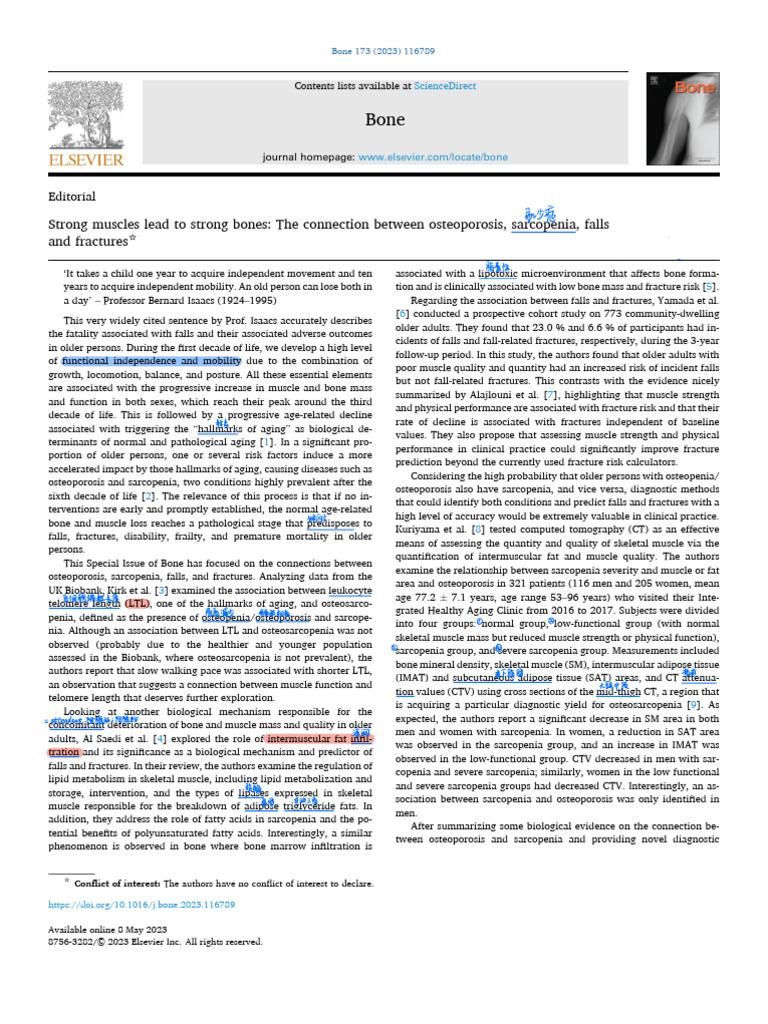 Strong Muscles Lead To Strong Bones - The Connection Between ...
