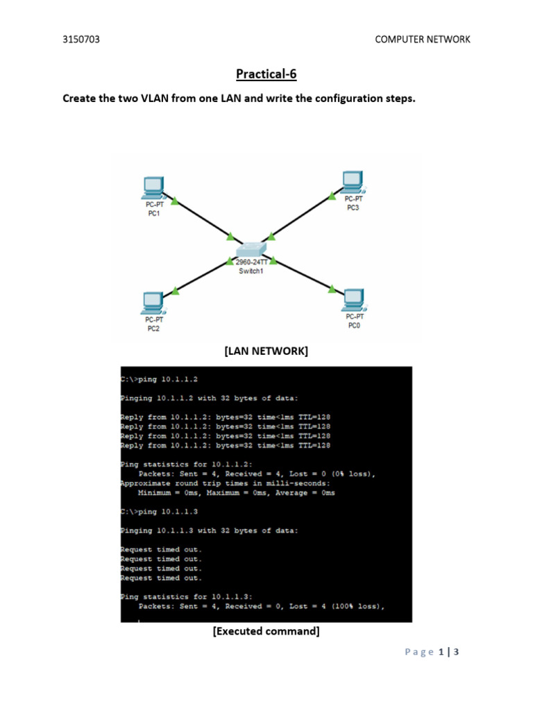 CN PRACTICAL 6 Practical | PDF