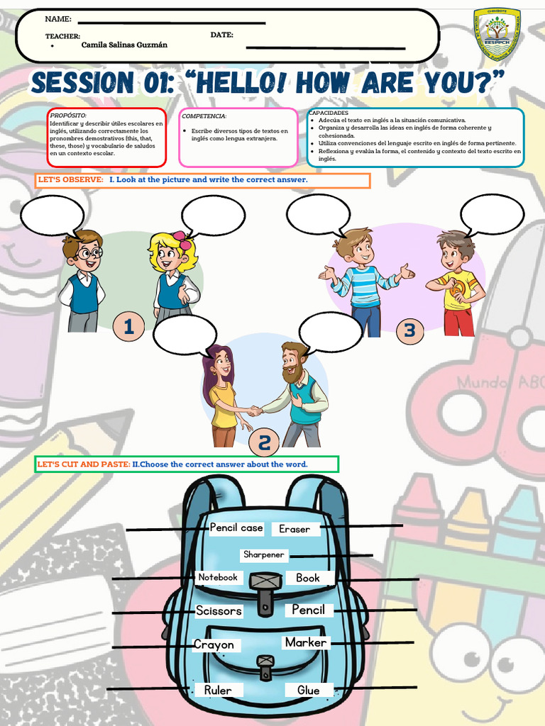 Session 01 "Hello! How Are You'' | PDF
