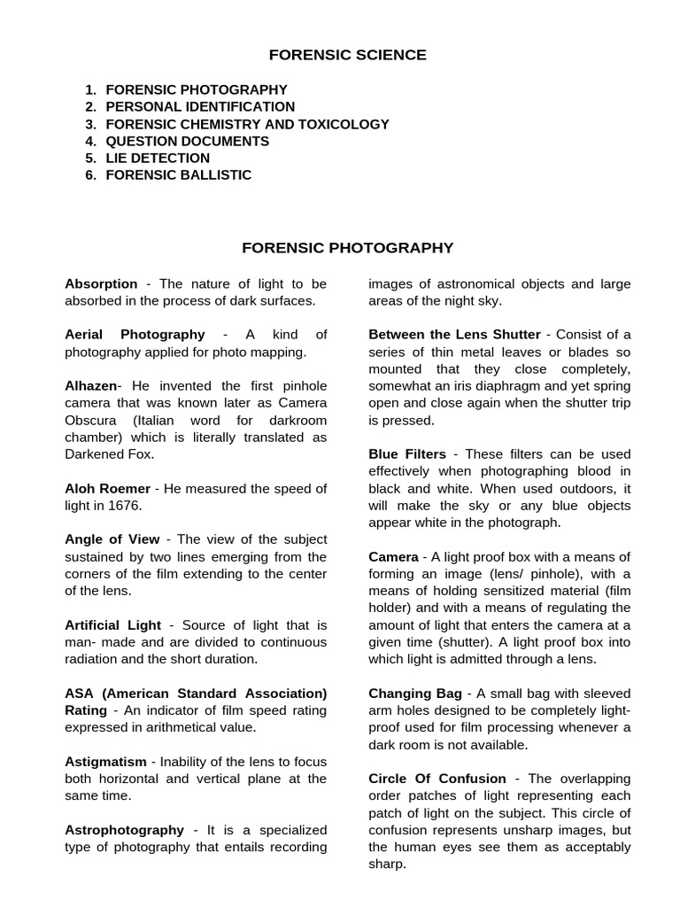 6-Forensic-Science | PDF