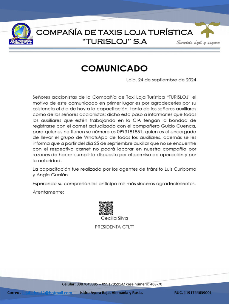 Comunicado 24-09-2024 Signed | PDF
