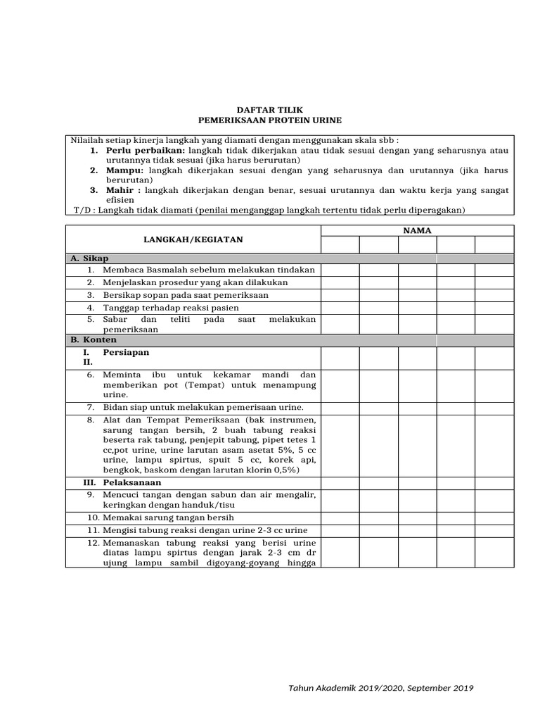 Daftil Protein Urine | PDF