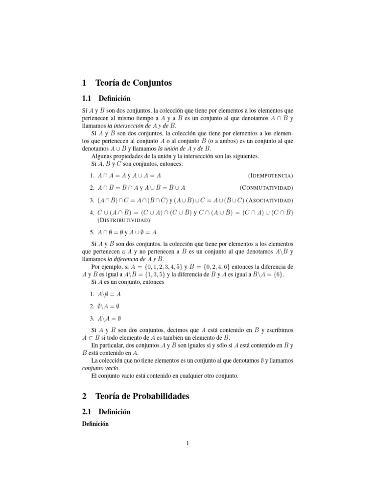Teoria de Probabilidades 2024-1 | PDF