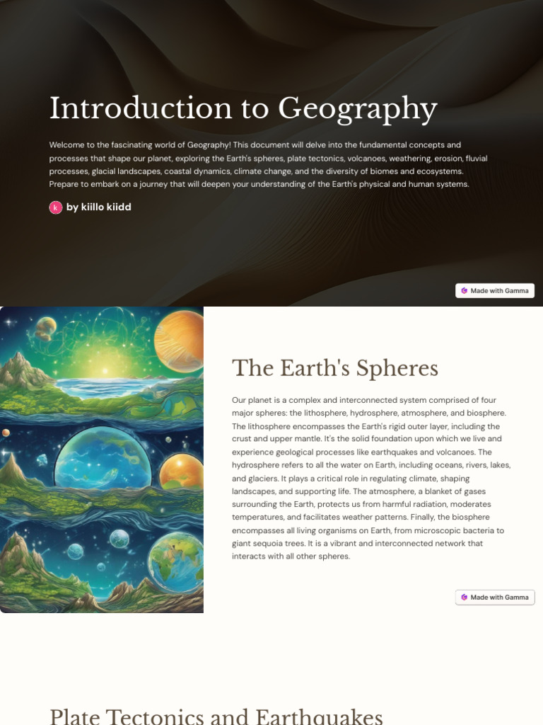 Introduction-to-Geography | PDF