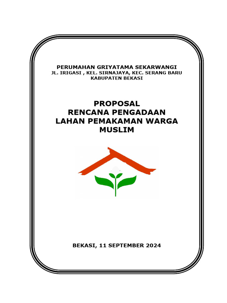 Proposal Tanah Makam | PDF