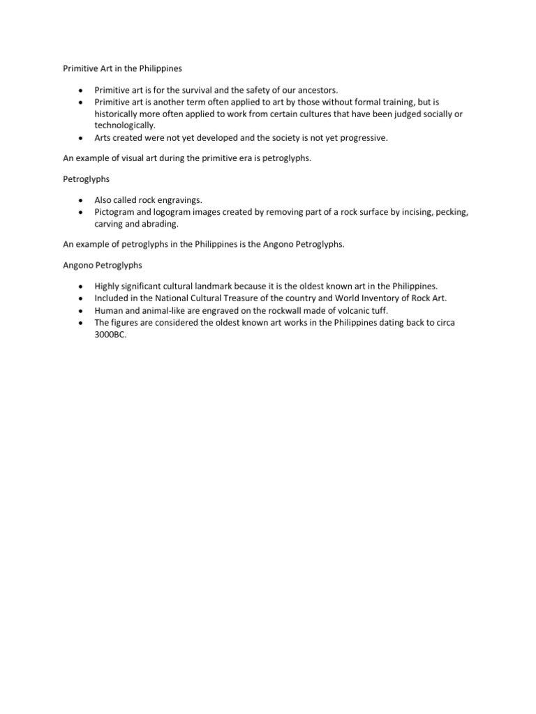 Philippine Indigenous Art Overview | PDF