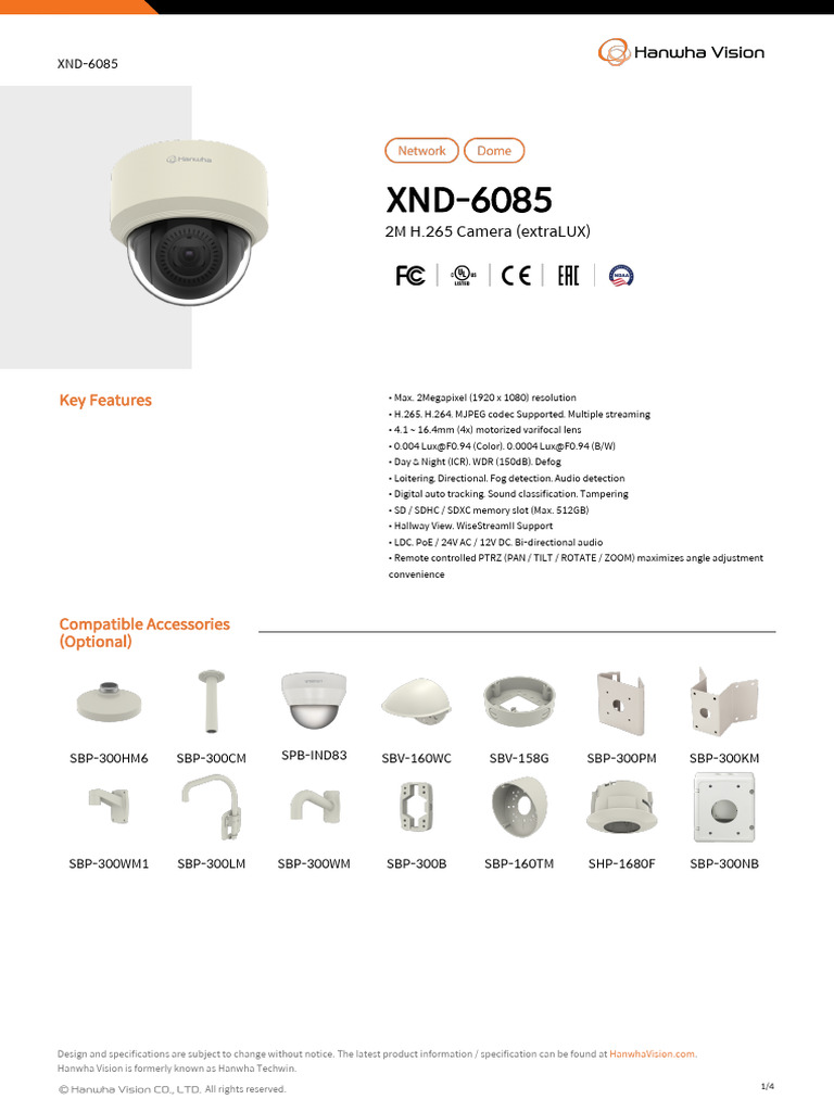 DataSheet XND-6085 240819 EN | PDF