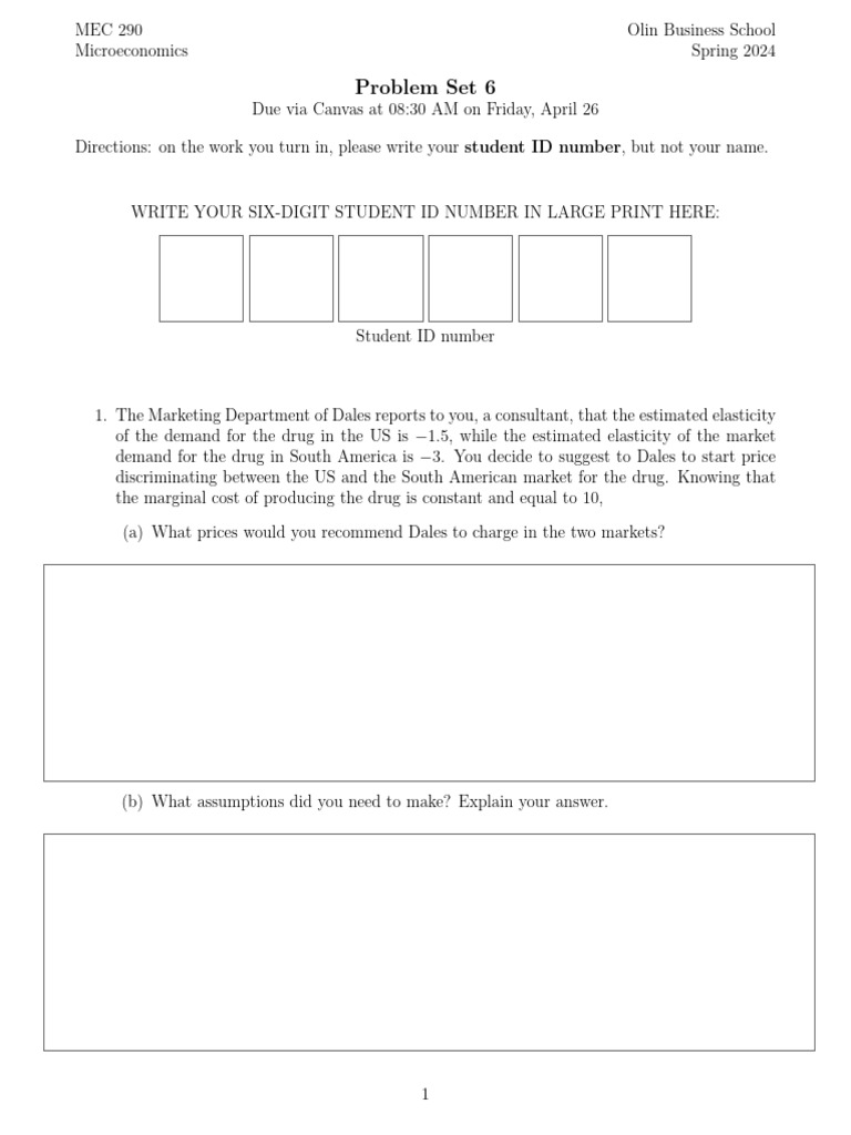 Mec290 SP24 PS6 | PDF