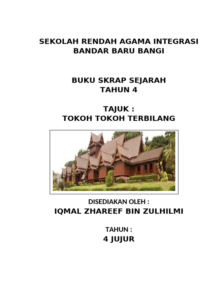 Tokoh2 Terbilang Tahun 4 B | PDF