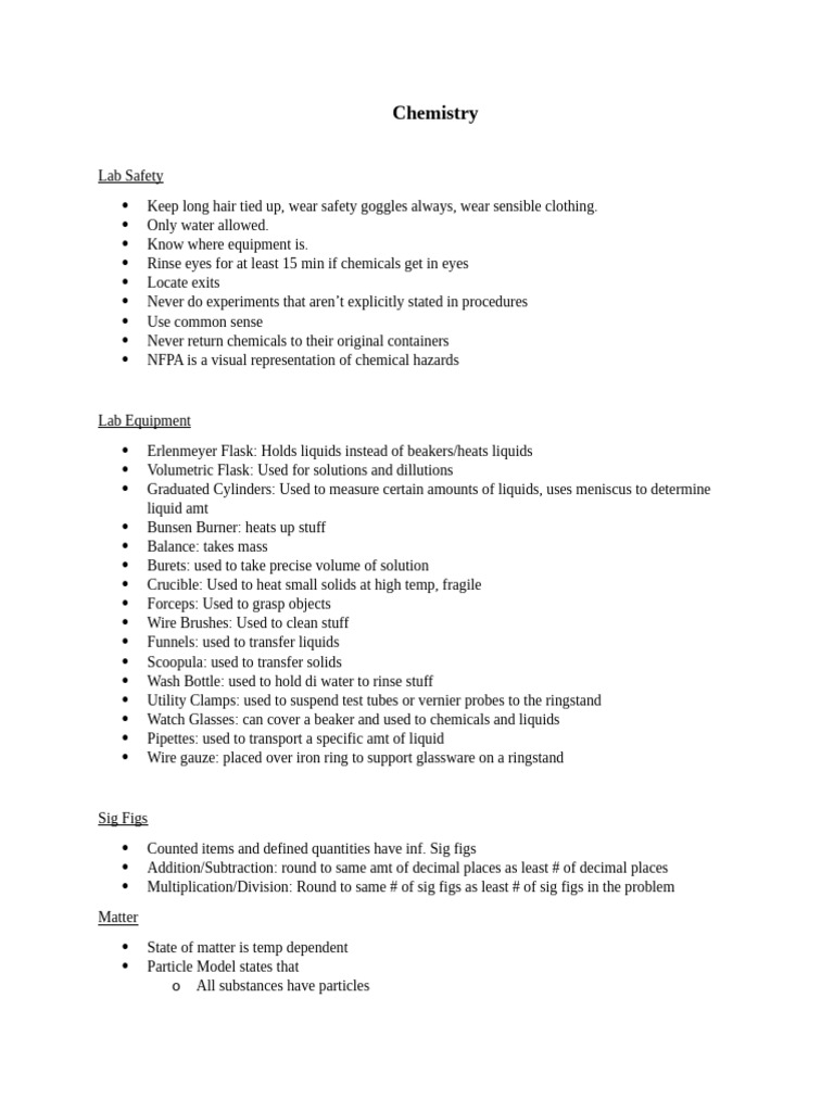 Chemistry_8_Cheat_Sheet_Comps | PDF