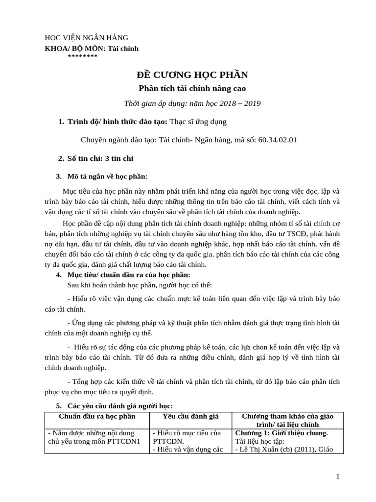 De Cuong PTTCDN - NG D NG | PDF