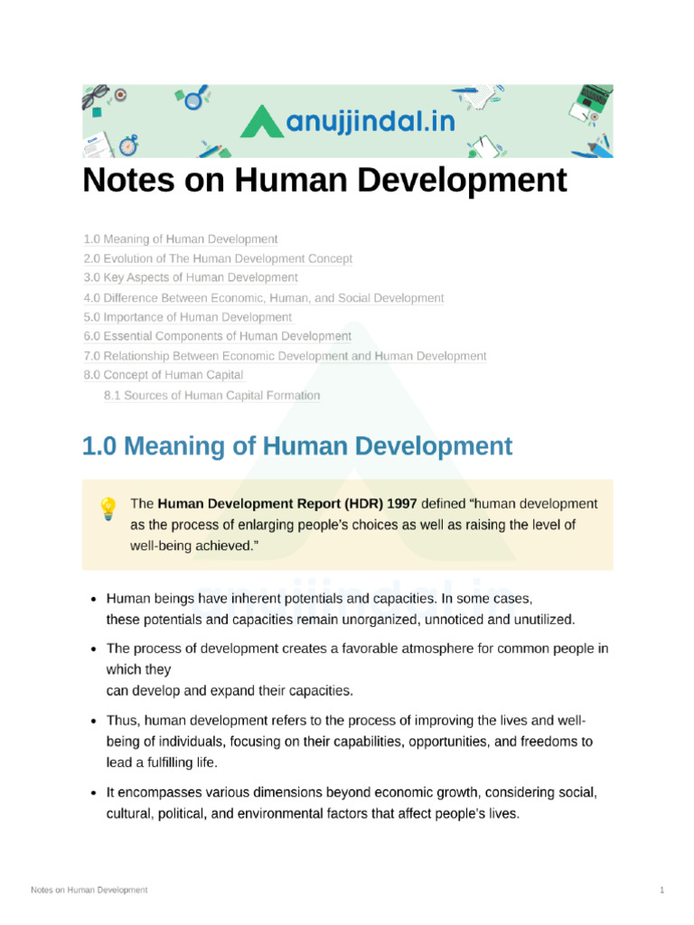 Notes_on_Human_Development_Flattened_lyst6475 | PDF