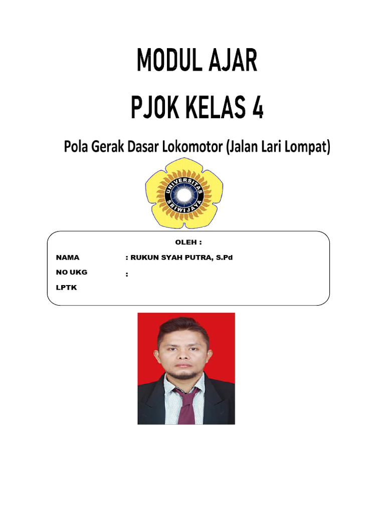 Modul Ajar Pjok Kelas Iv - Rukun Syah Putra | PDF