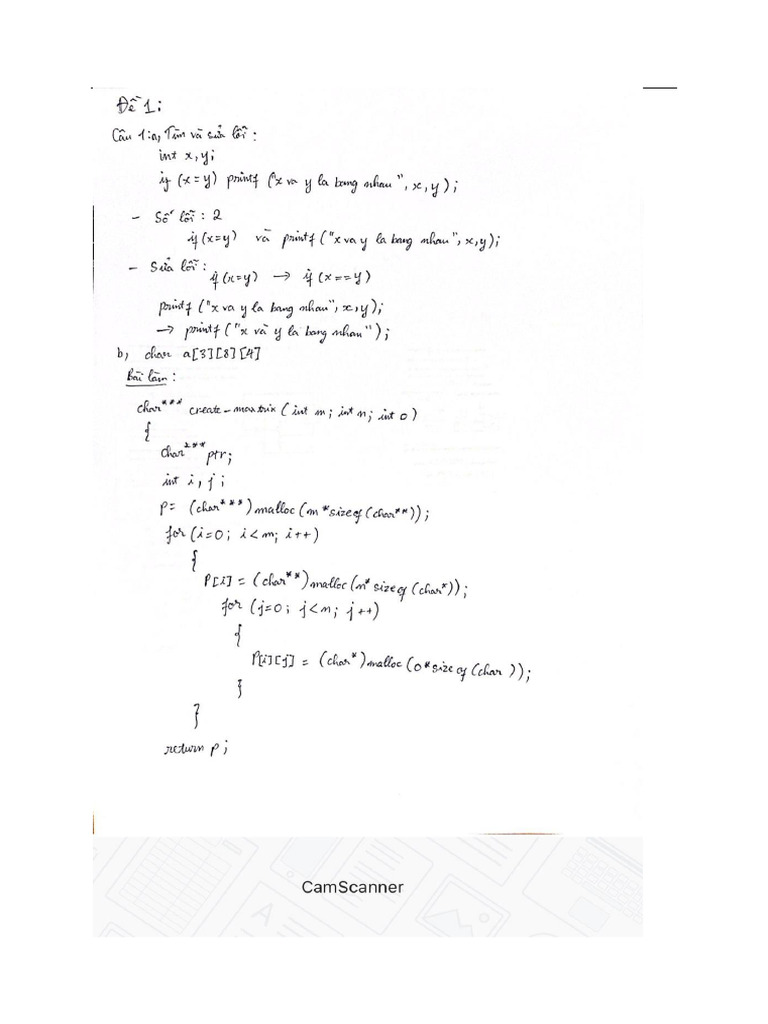 Giải đề ck ktlt bố Cường | PDF