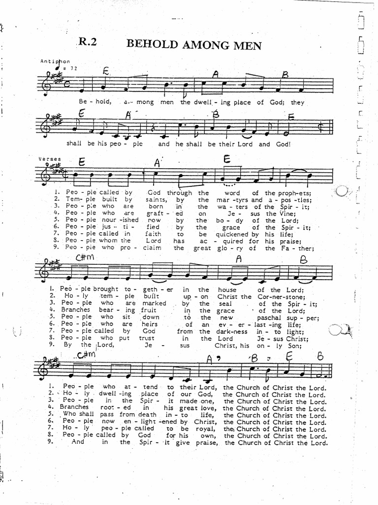 Behold Among Men | PDF