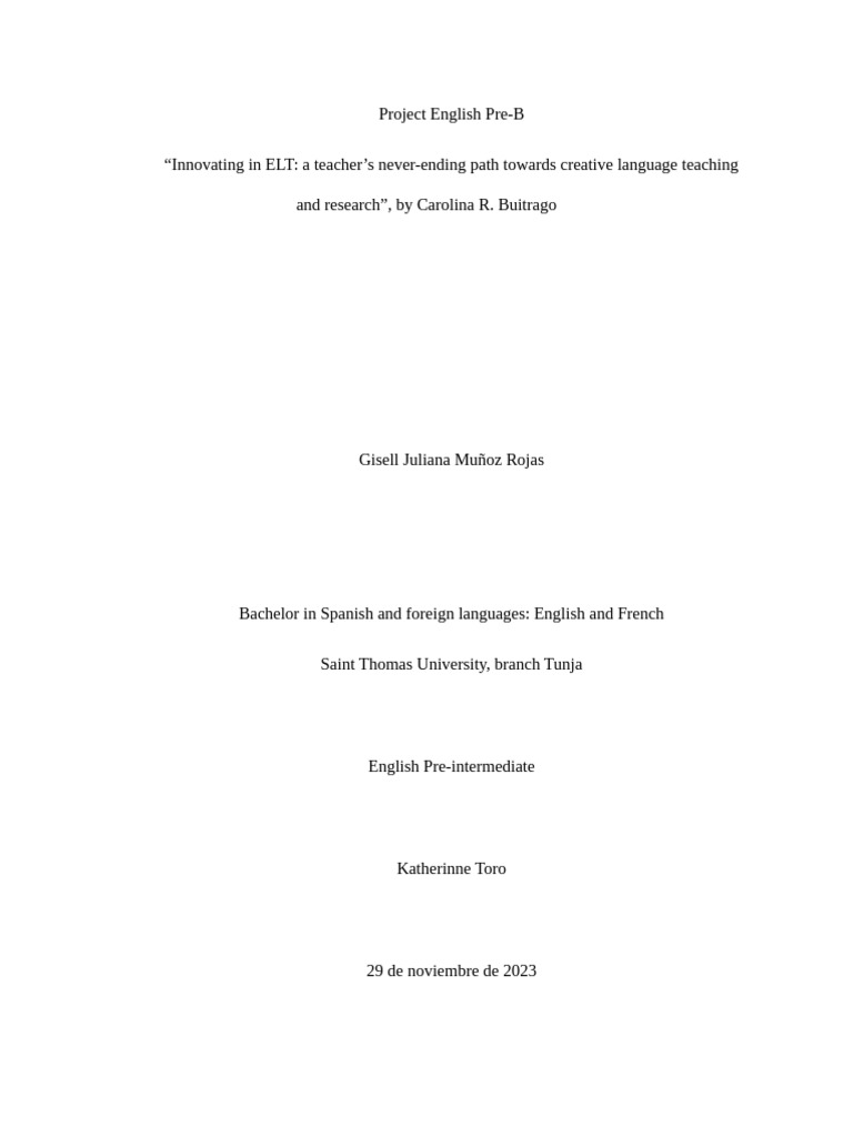 Final Project English | PDF