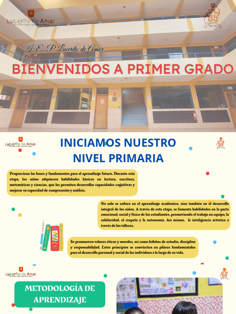 Bienvenidos A Primer Grado | PDF