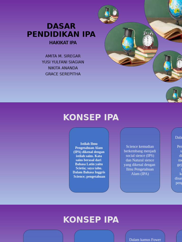 Dasar Pendidikan Ipa | PDF