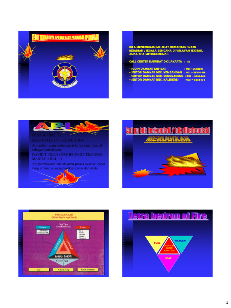 Teori API & Apar 1 | PDF