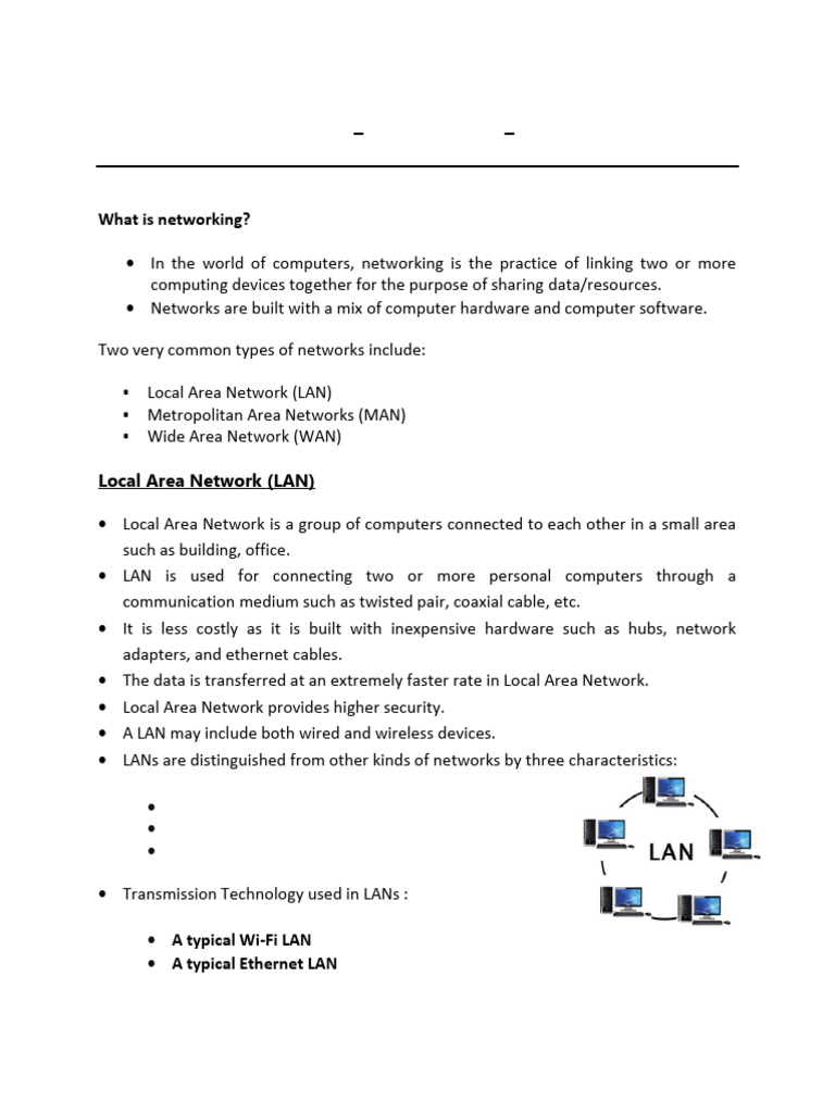 Unit-1 Final ( NETWORKING-1 )-1 | PDF