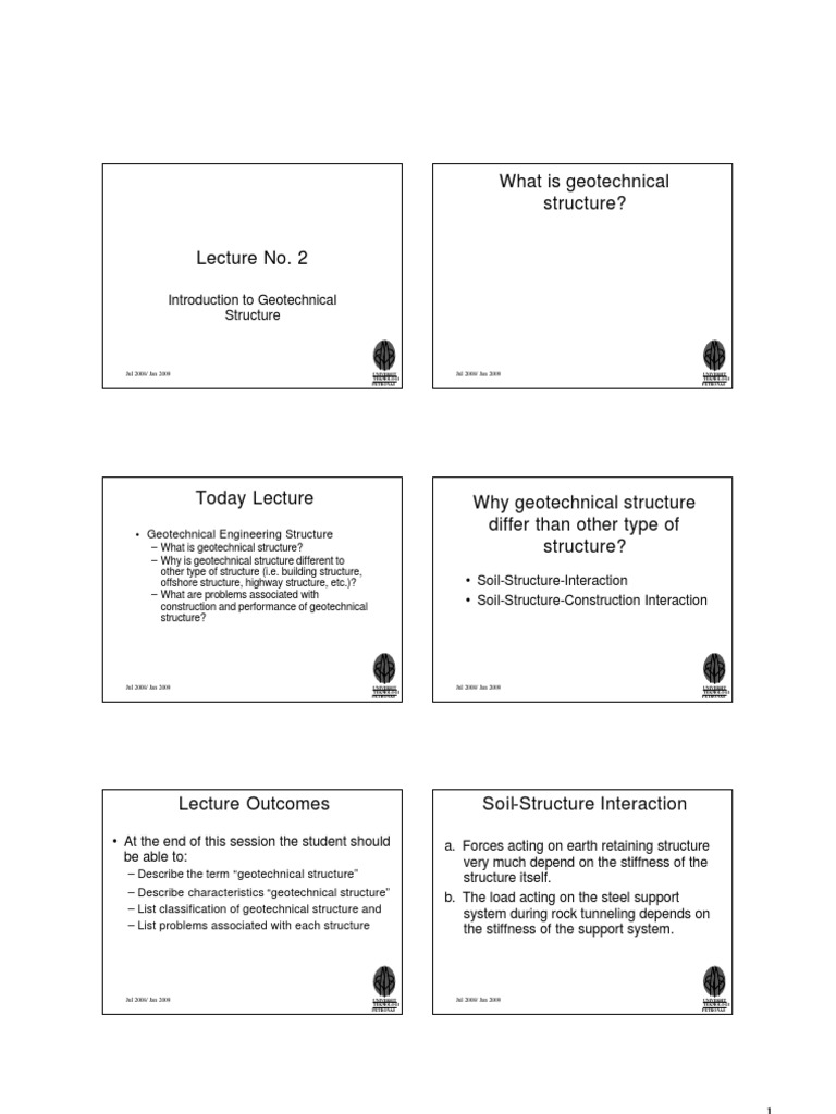 Introduction To Geotechnical Structure | PDF | Deep Foundation ...