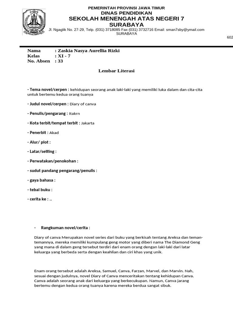 Format Literasi NEW | PDF