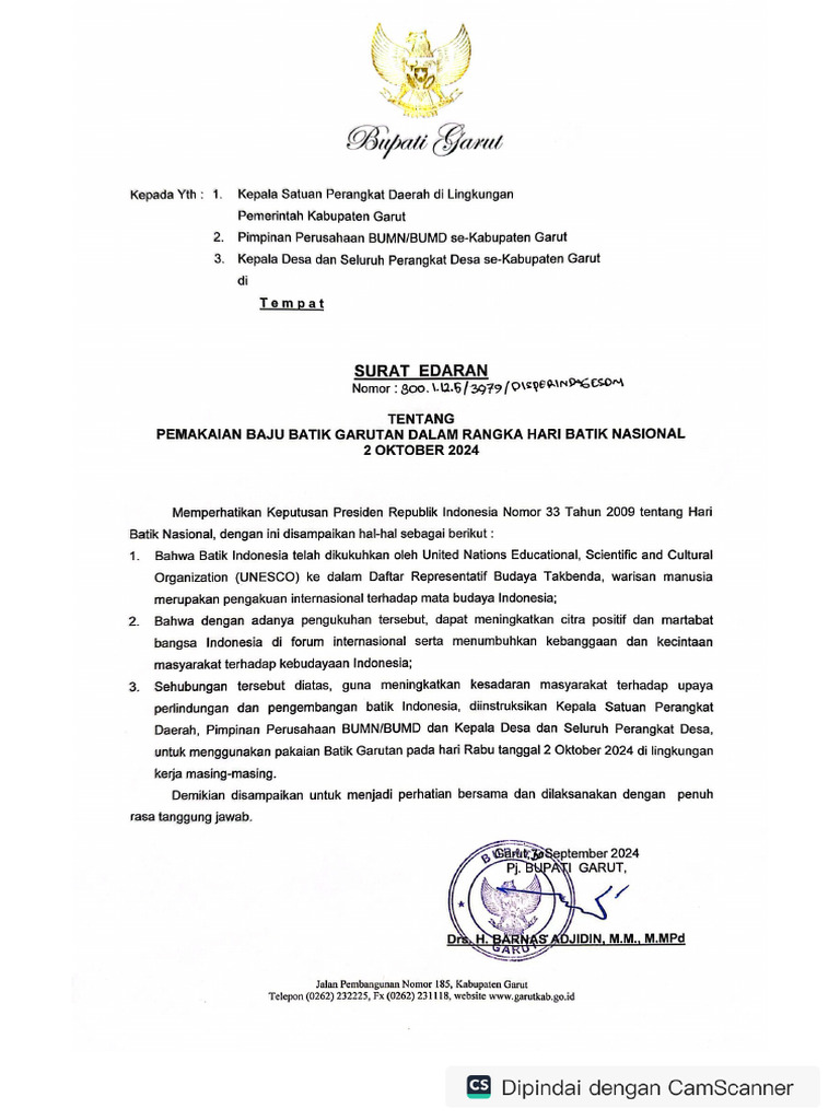 Peringatan Hari Batik | PDF