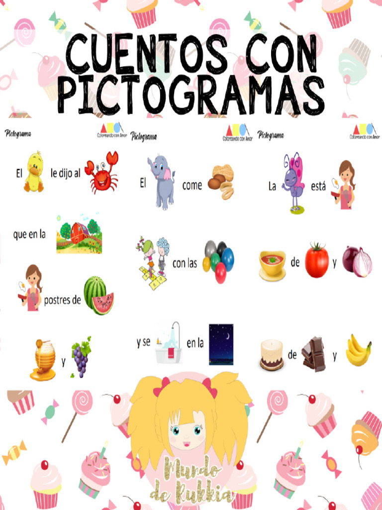 Cuentos y Lecturas Cortas Con Pictogramas | PDF