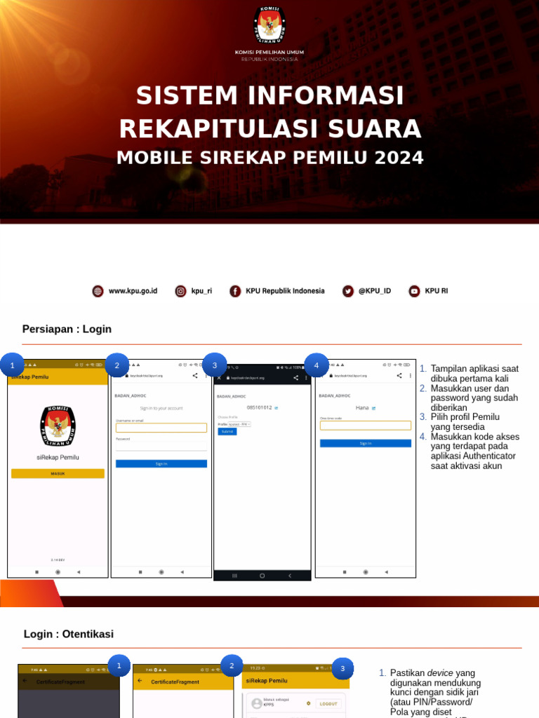 Gambaran Penggunaan Sirekap Mobile | PDF