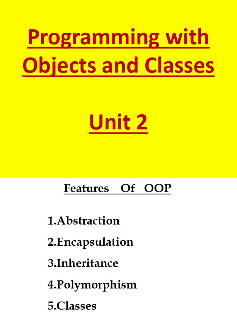 Unit2 Part1 | PDF