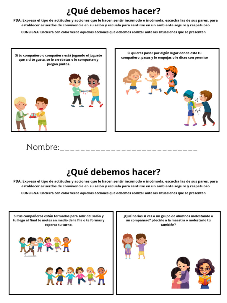 ¿Qué Debemos Hacer | PDF