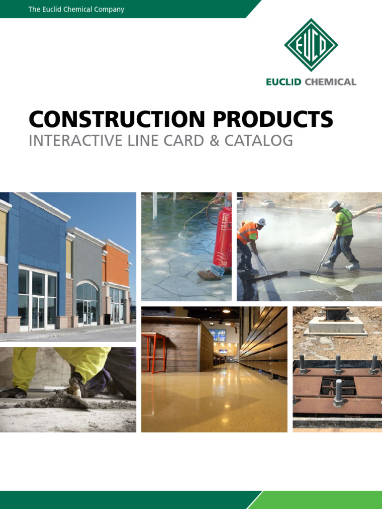 Construction Products Line Card B113 | PDF | Concrete | Epoxy