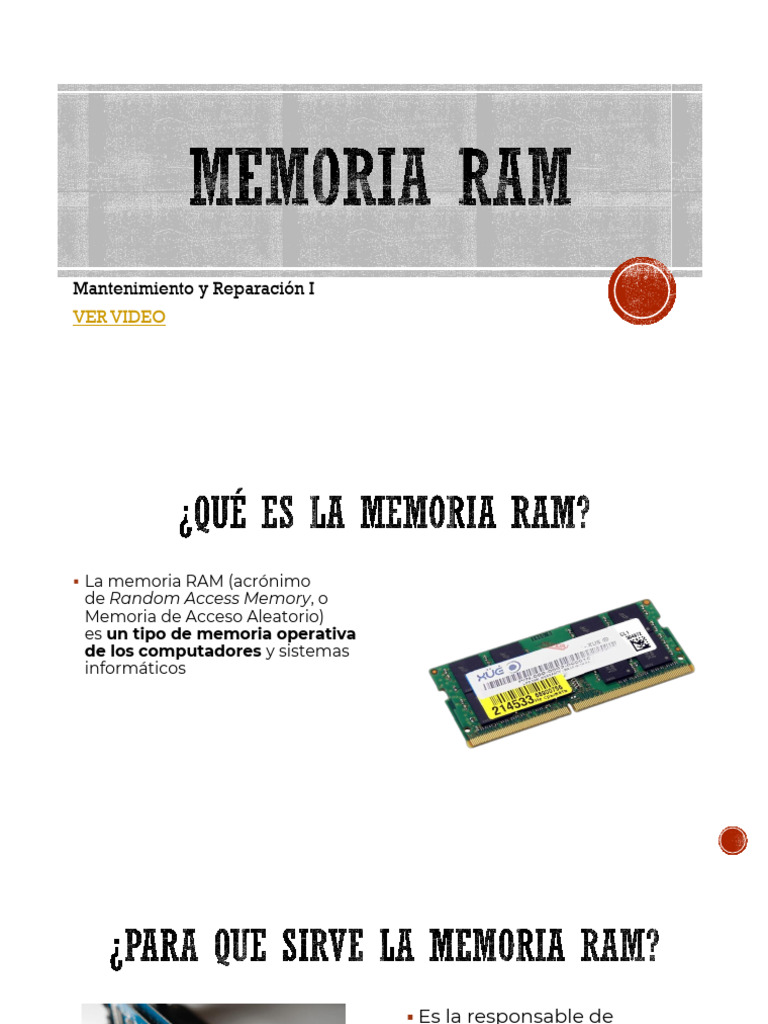 MEMORIA RAM | PDF