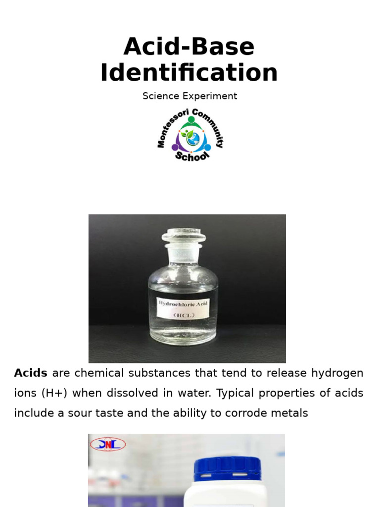 Acid-Base Identification | PDF