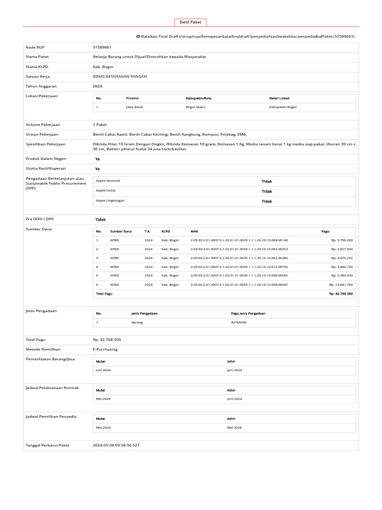 RUP - Penyedia | PDF
