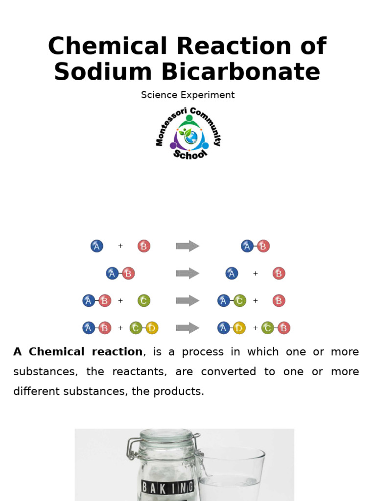 Chemical Reaction of Sodium Bicarbonate | PDF