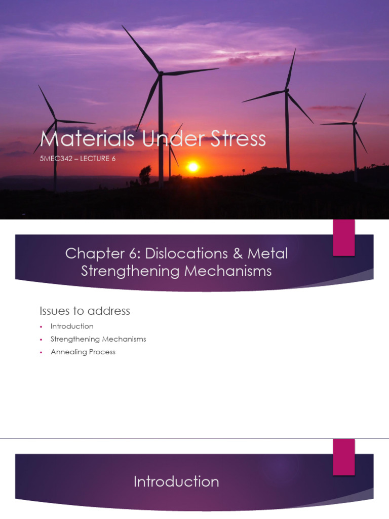 Materials Under Stress - Lecture No 6 | PDF