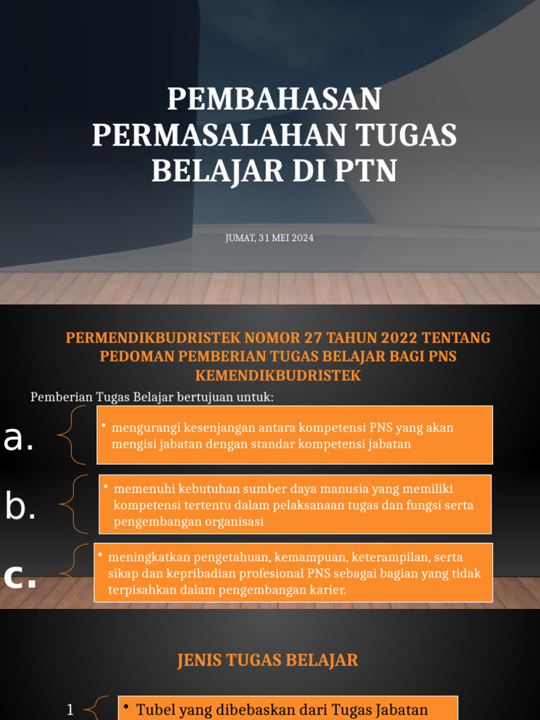 31 Mei 2024 Permasalahan Tubel PTN | PDF