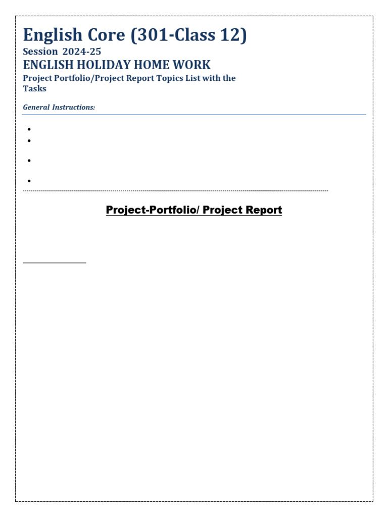 English HW Class-12 | PDF